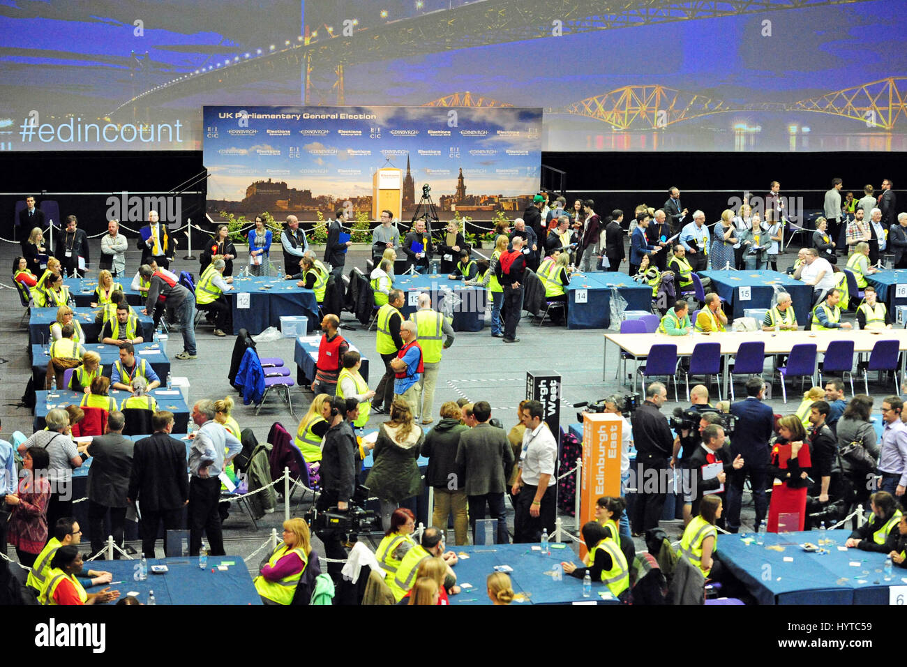 Scottish Parliament Election Count High Resolution Stock Photography ...