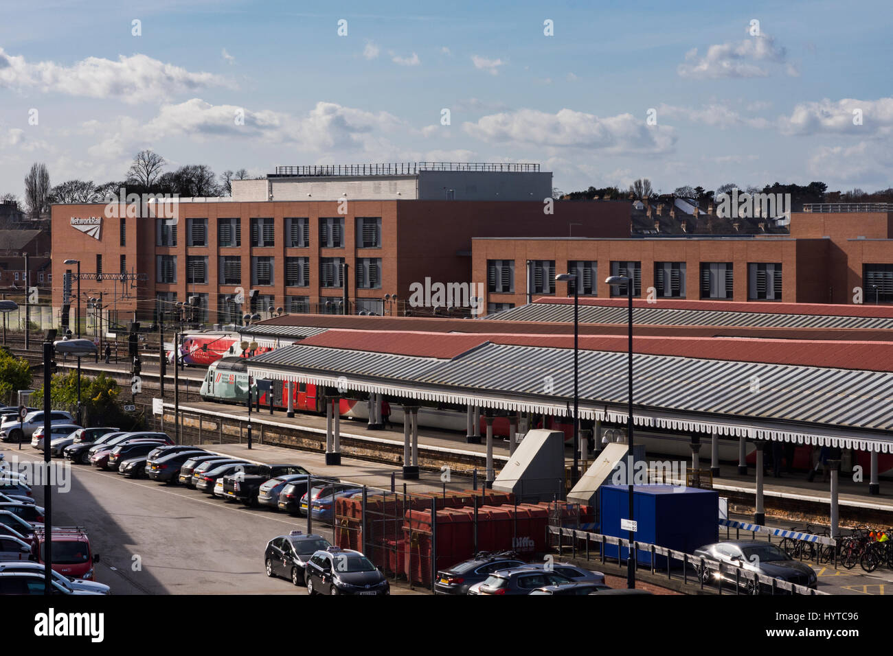 York Station with 2 Virgin East Coast trains. Network Rail, Rail ...