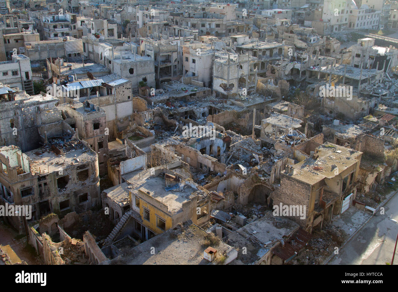 Syria War Destruction Homs High Resolution Stock Photography and Images ...