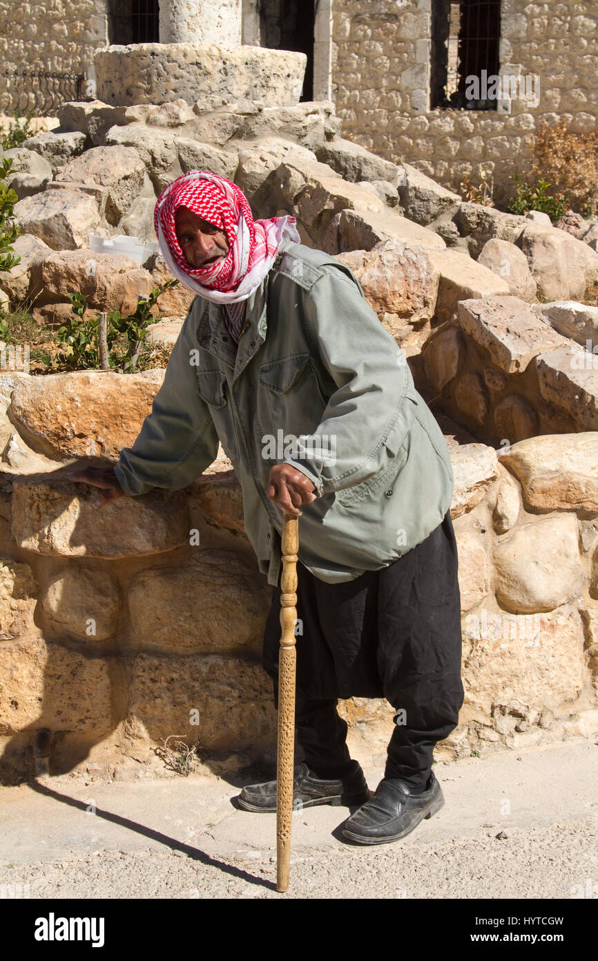 The old man in Syria, rural countryside Stock Photo - Alamy
