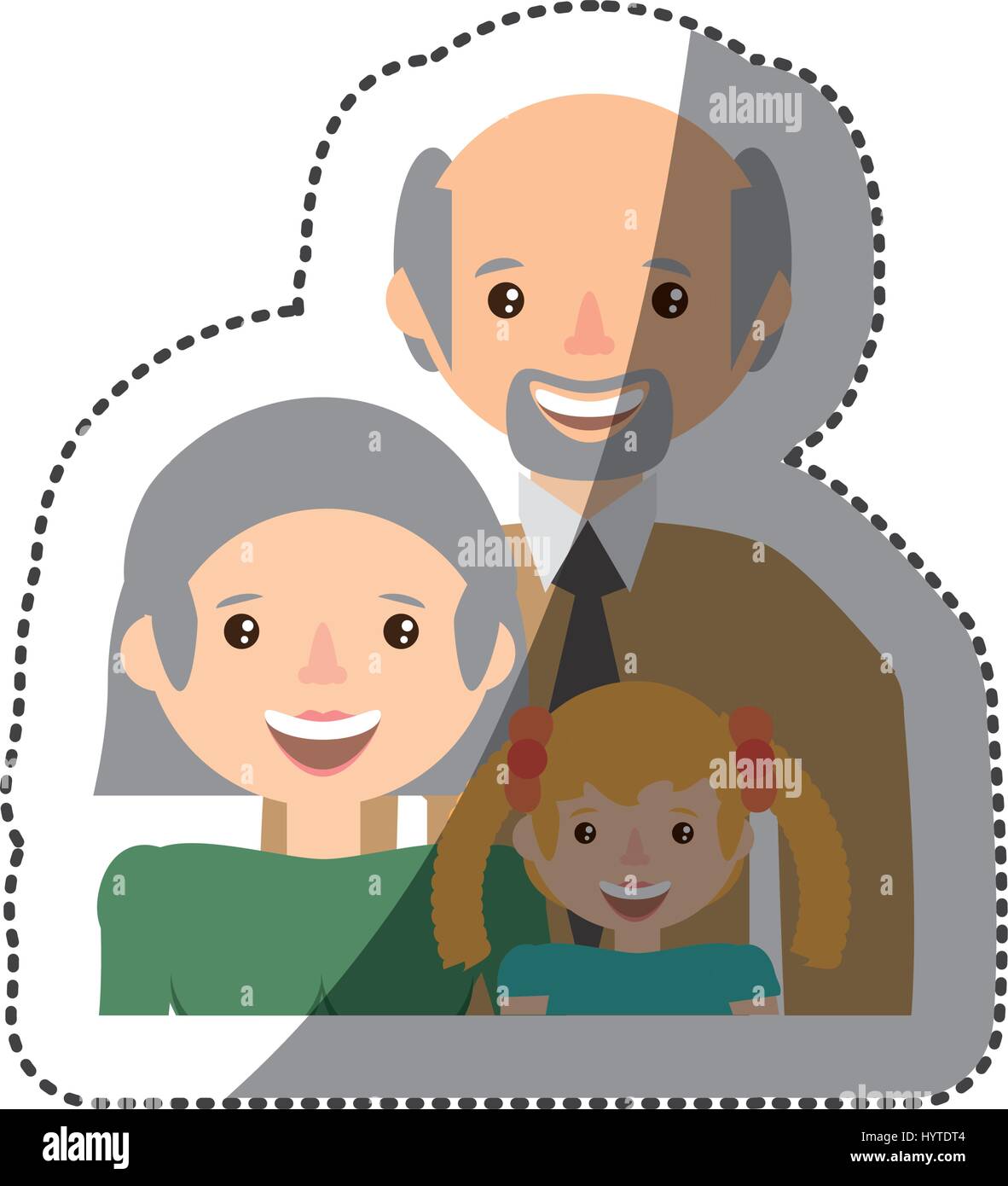 people family members lovely vector illustration eps 10 Stock Vector ...