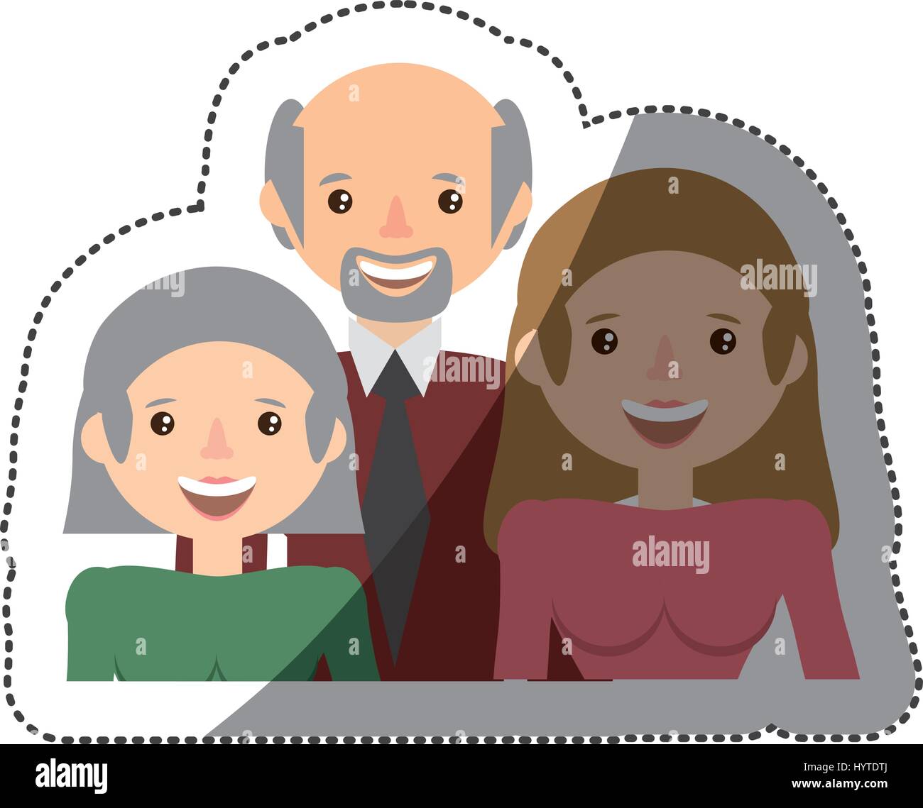 people family members lovely vector illustration eps 10 Stock Vector ...