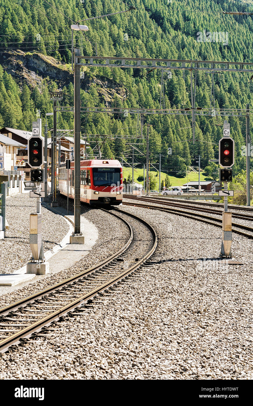 Visp train hi-res stock photography and images - Alamy