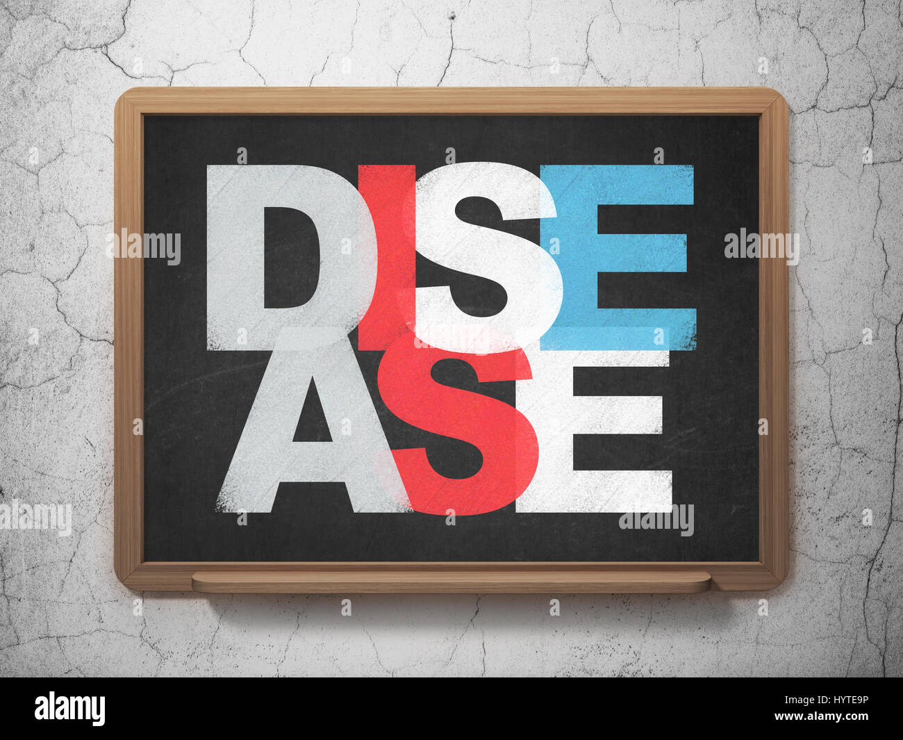 Health concept: Disease on School board background Stock Photo - Alamy
