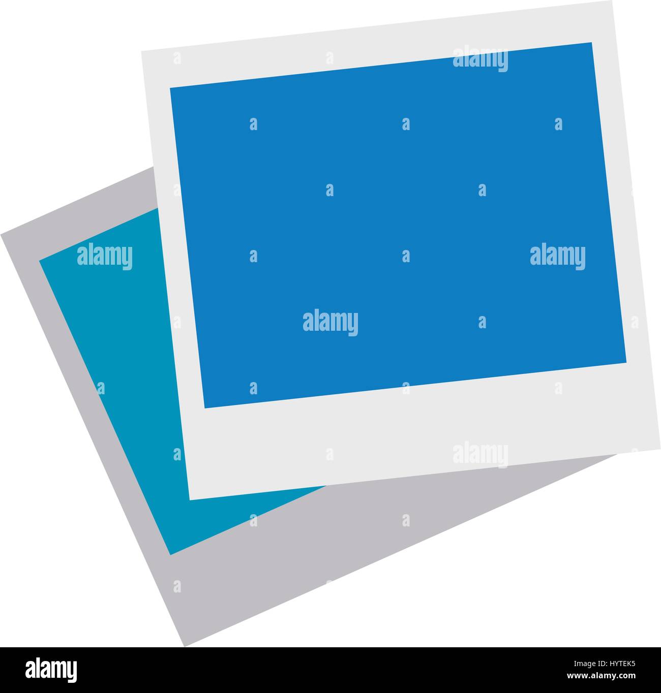 Blank instant photos icon vector illustration graphic design Stock ...