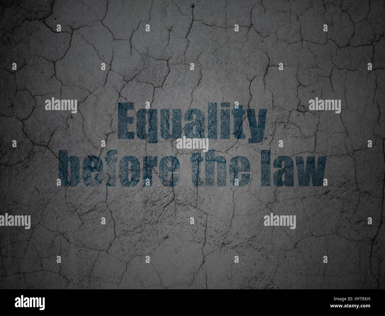 Political concept: Equality Before The Law on grunge wall background ...