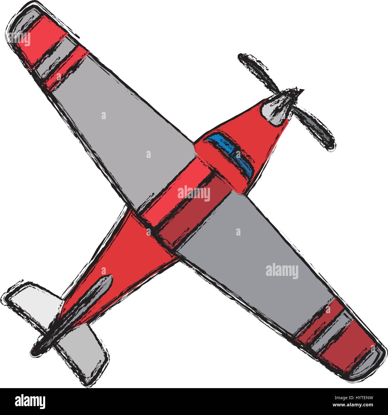 Aircraft parked Stock Vector Images - Alamy