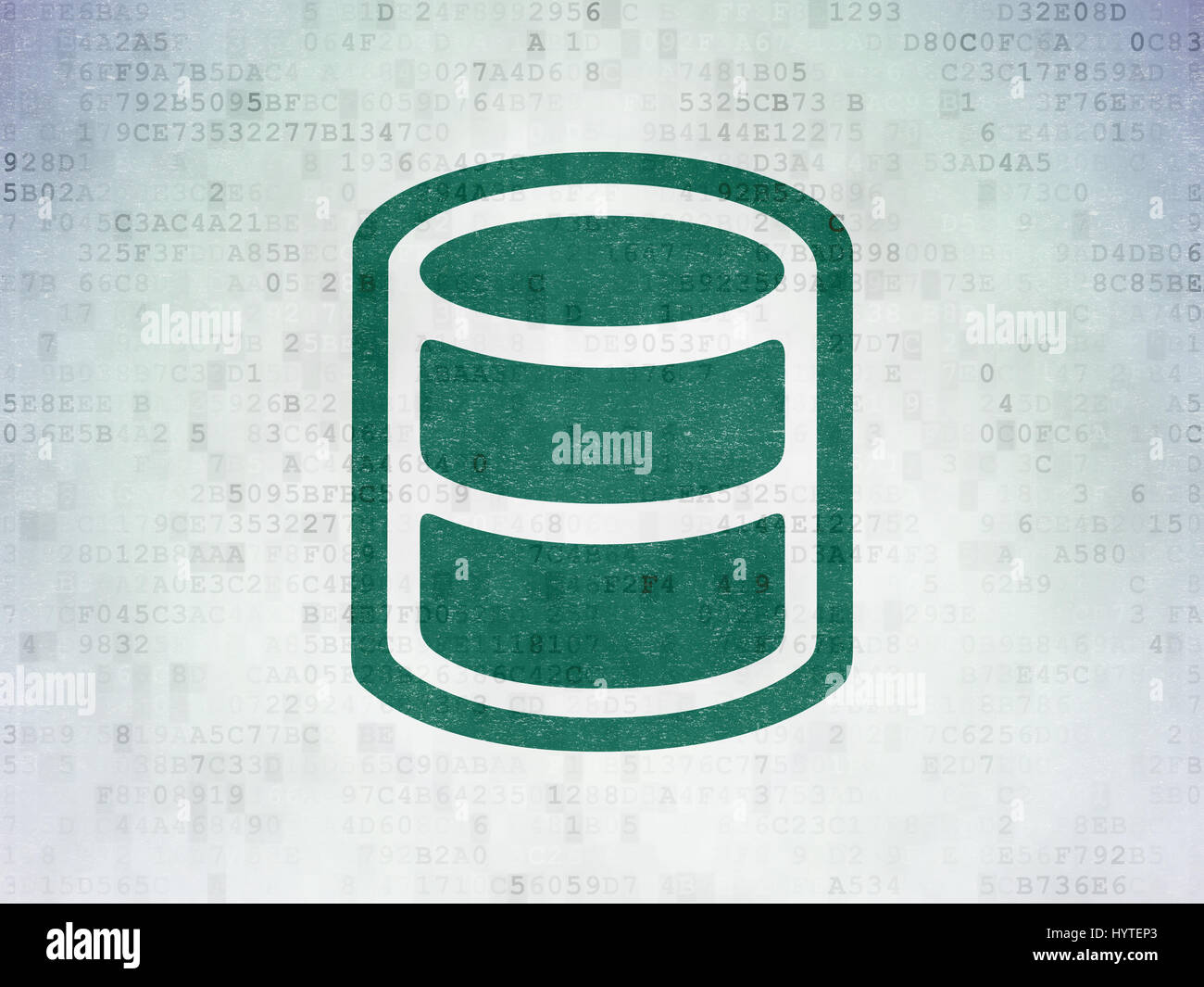Software concept: Database on Digital Data Paper background Stock Photo ...