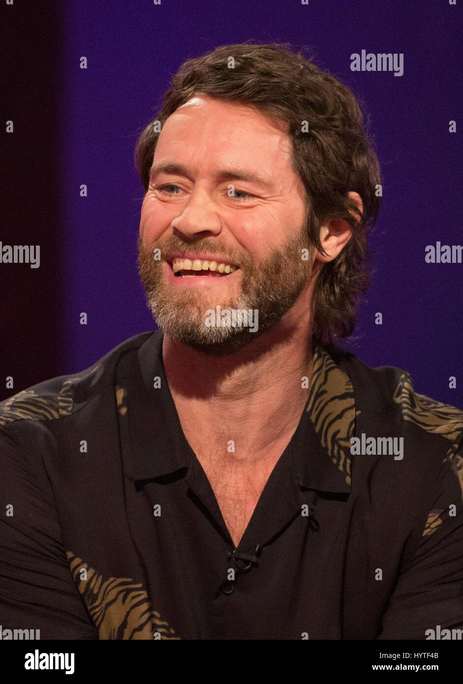 Howard Donald of Take That during the filming of the Graham Norton Show ...