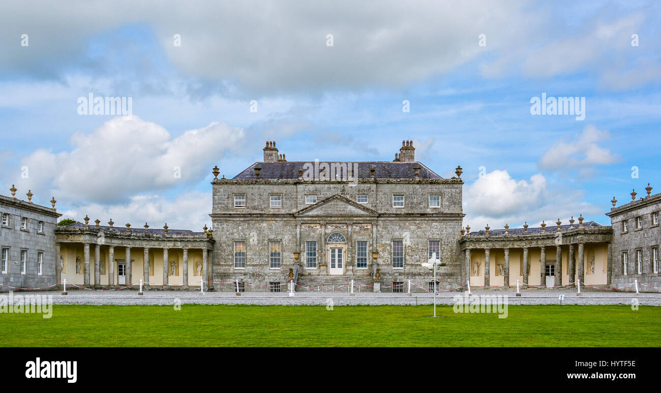 Russborough House, County Wicklow, Ireland, August-06-2014 Stock Photo ...