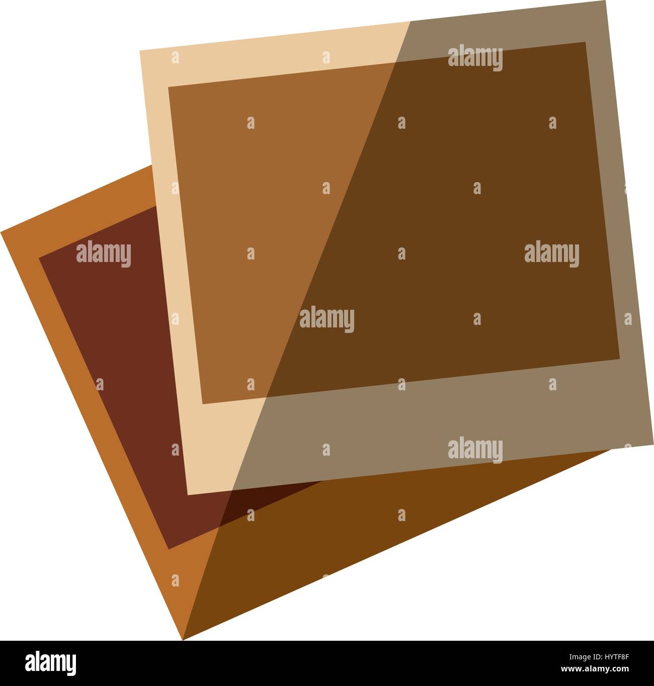 Blank instant photos icon vector illustration graphic design Stock ...