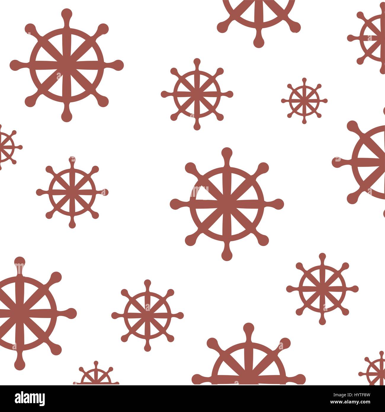 Wooden rudder wheel icon vector illustration graphic design Stock ...