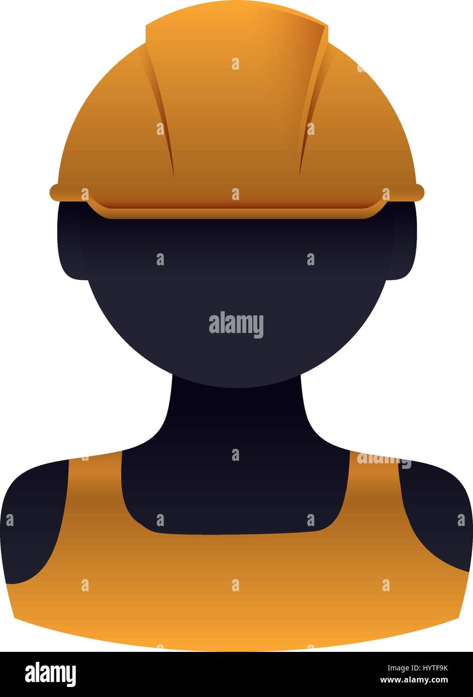 Construction worker profile icon vector illustration graphic design ...