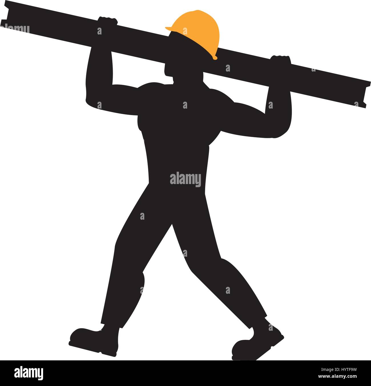 Construction worker profile icon vector illustration graphic design ...