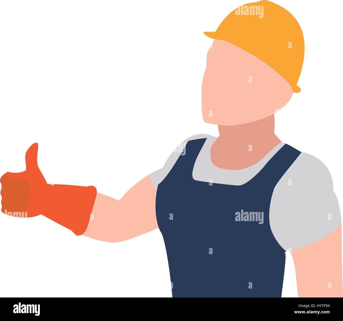 Construction worker profile icon vector illustration graphic design ...