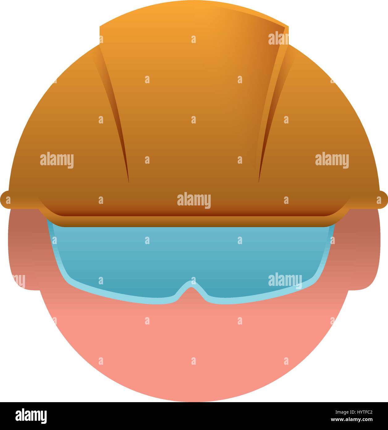 Construction worker profile icon vector illustration graphic design ...