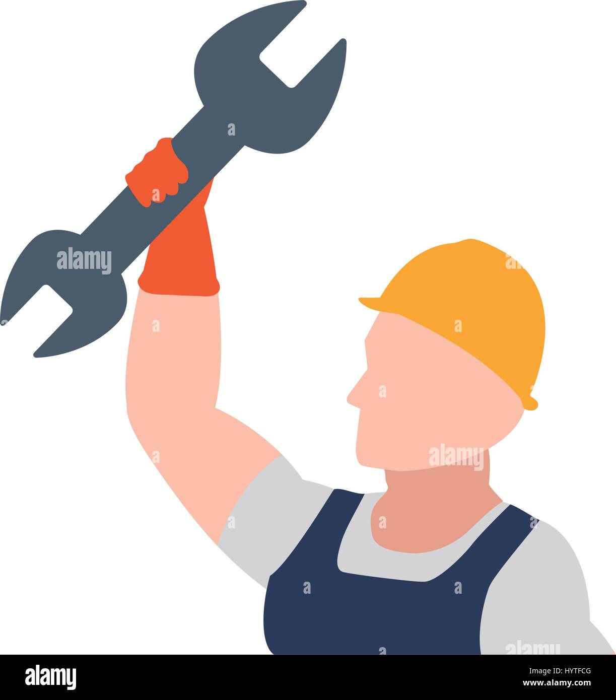 Construction worker profile icon vector illustration graphic design ...