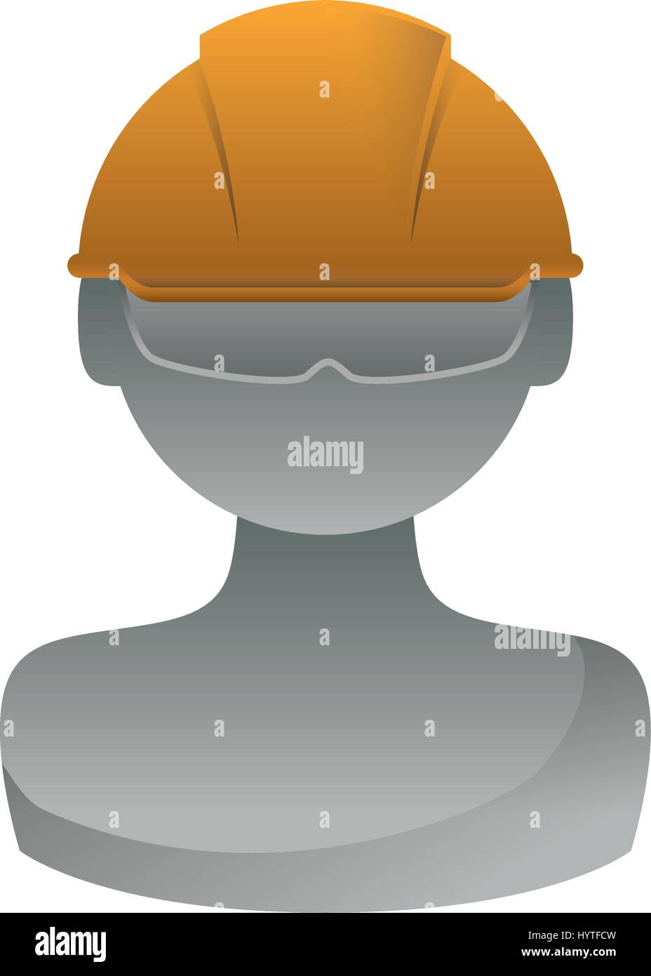 Construction worker profile icon vector illustration graphic design ...