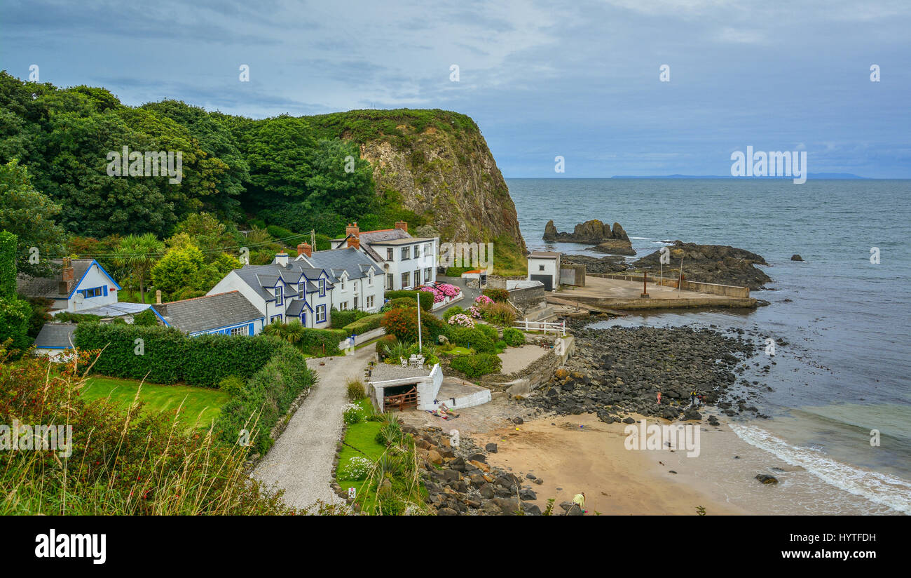 Ireland causeway coast county antrim portbradden hi-res stock ...