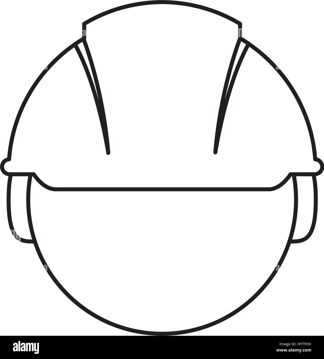 Construction worker profile icon vector illustration graphic design ...