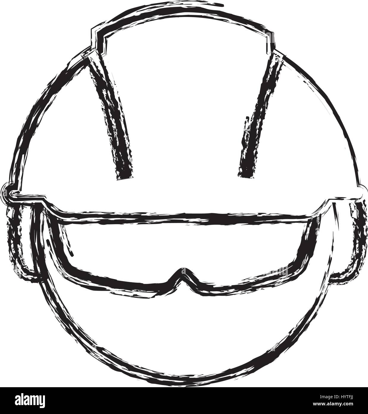 Construction worker profile icon vector illustration graphic design ...