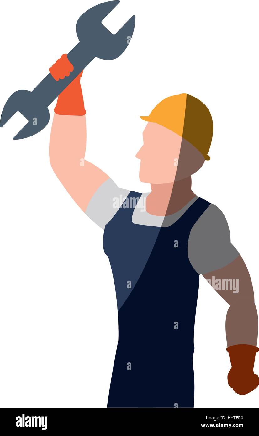 Construction worker profile icon vector illustration graphic design ...