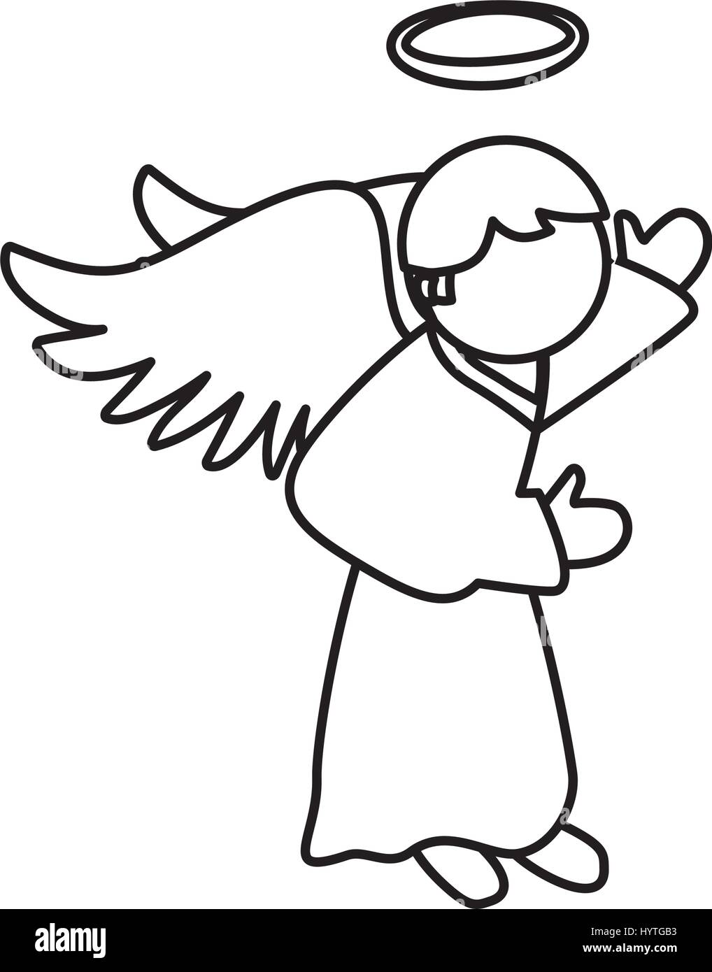 Holy spiritual angel Stock Vector Image & Art - Alamy