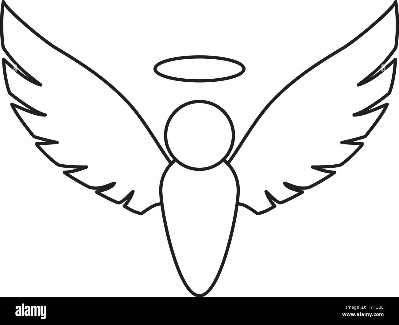 Holy spiritual angel Stock Vector Image & Art - Alamy