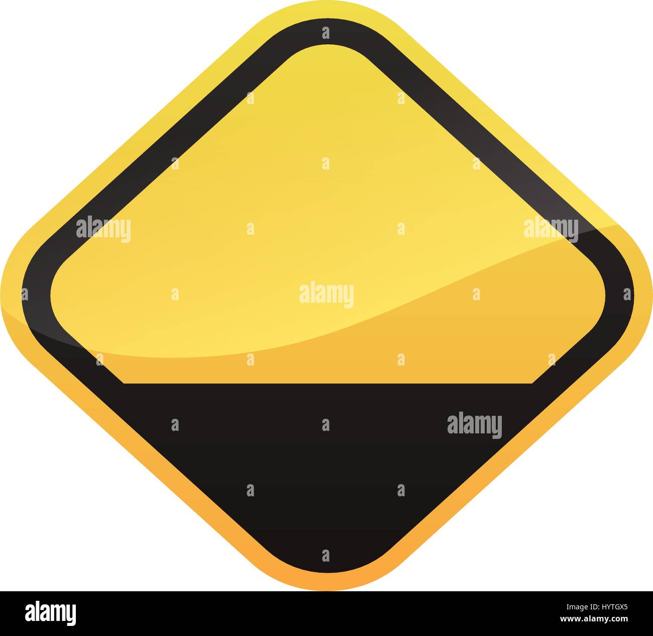 Empty Warning Triangle Stock Vector Images - Alamy