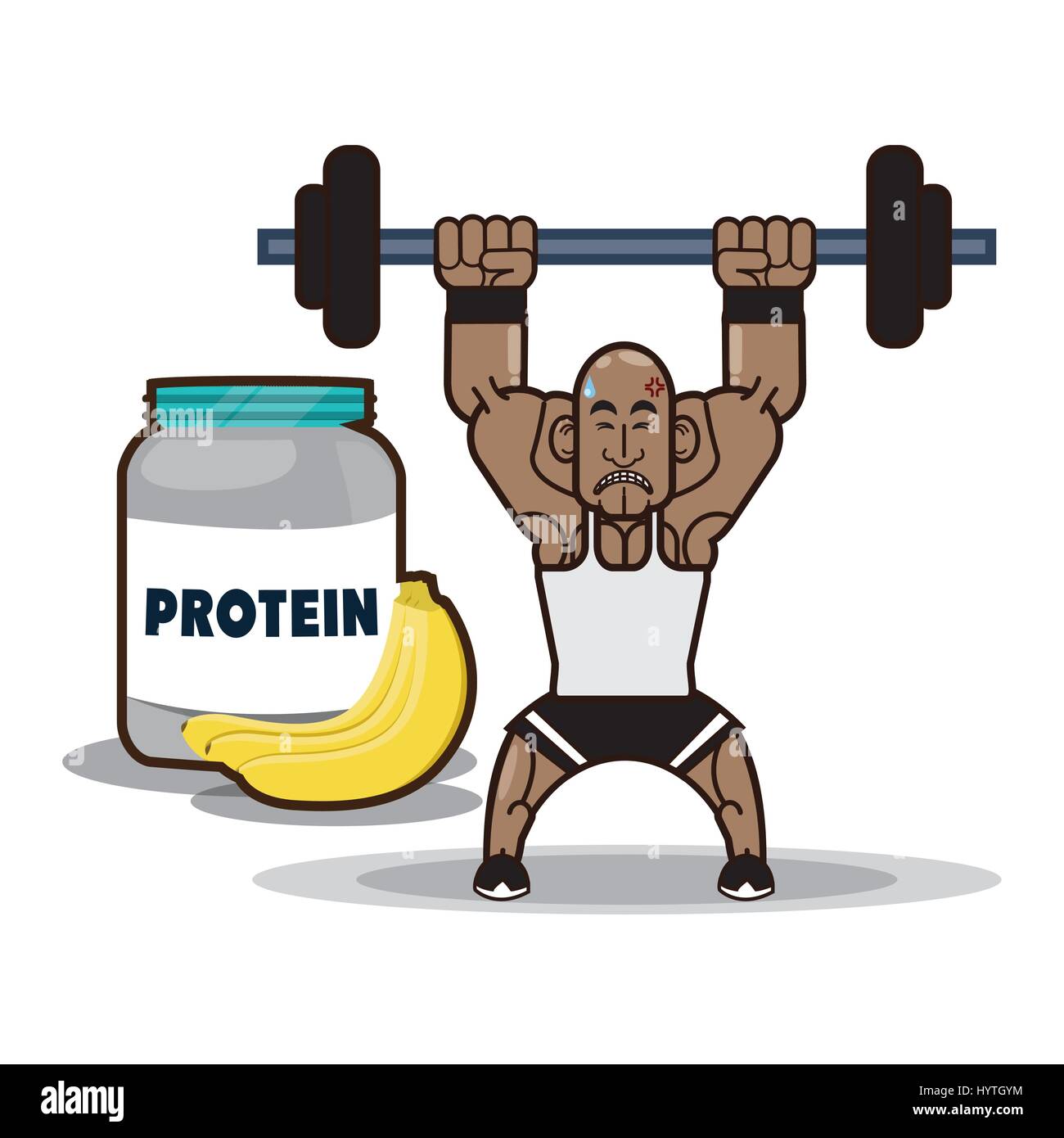 Muscle growth protein Stock Vector Images - Alamy