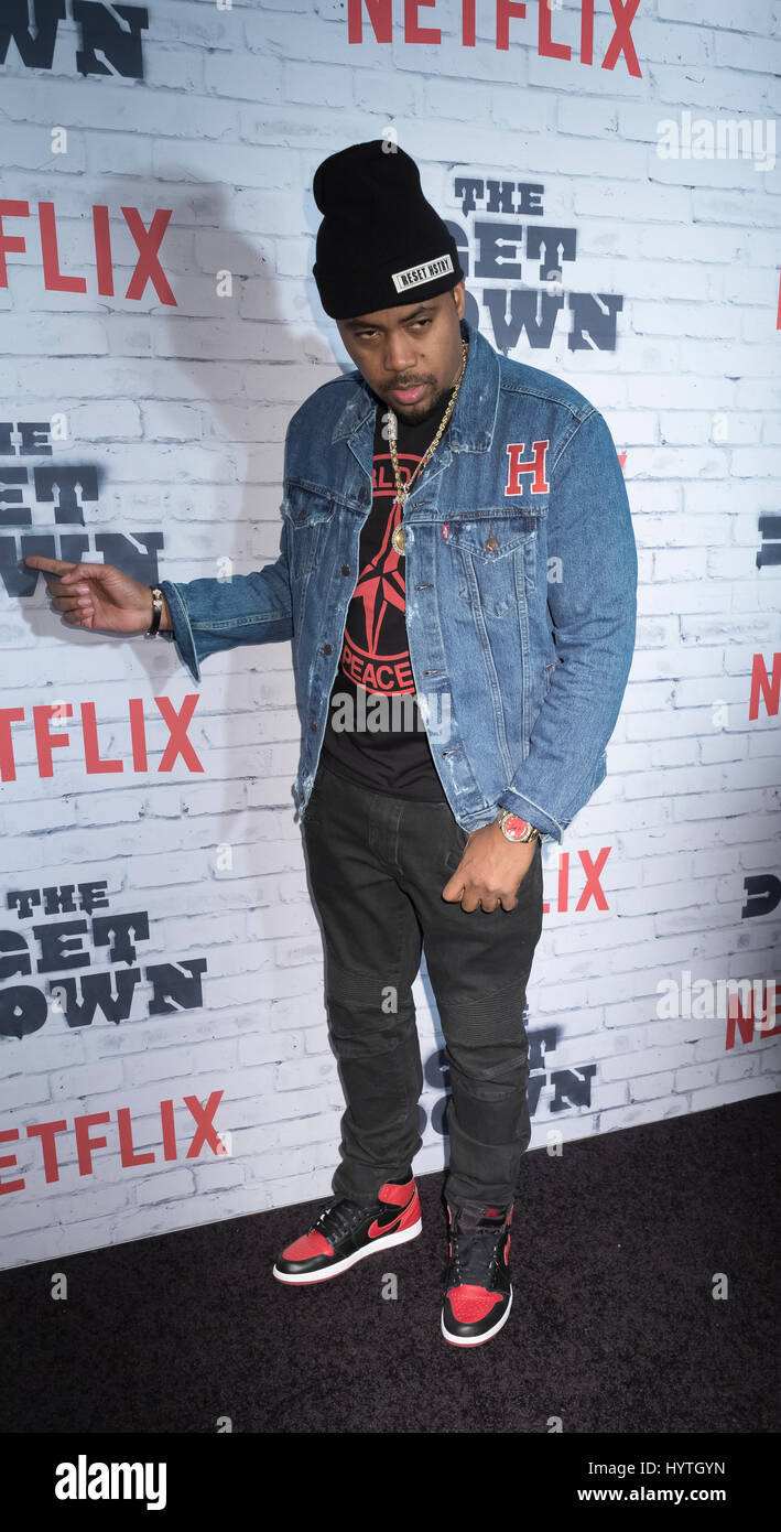 New York, United States. 05th Apr, 2017. Executive Producer Nas attends ...