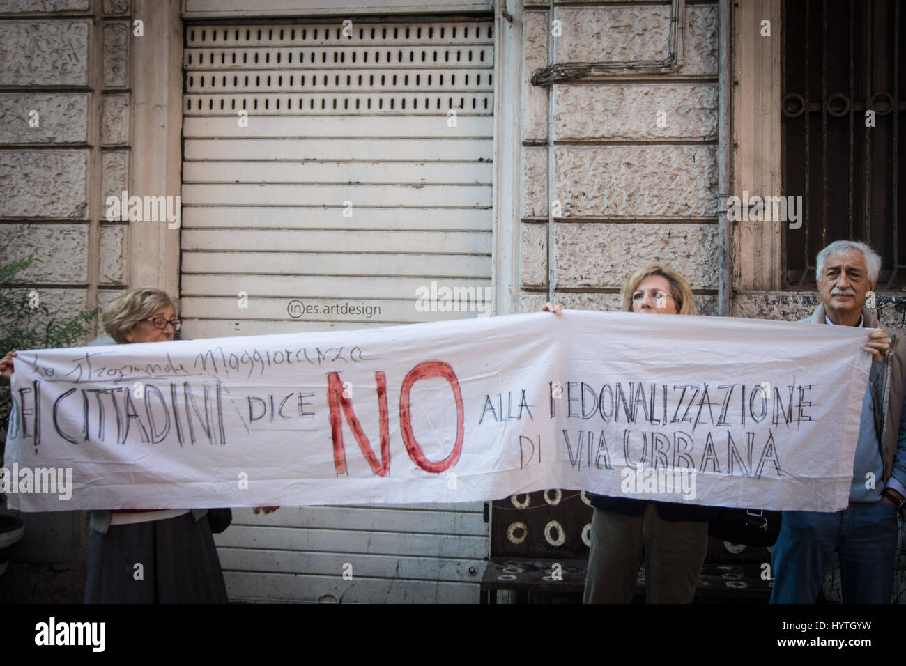 Rome April 06 2017, Mayor of Rome, Virginia Raggi inagurates the ...