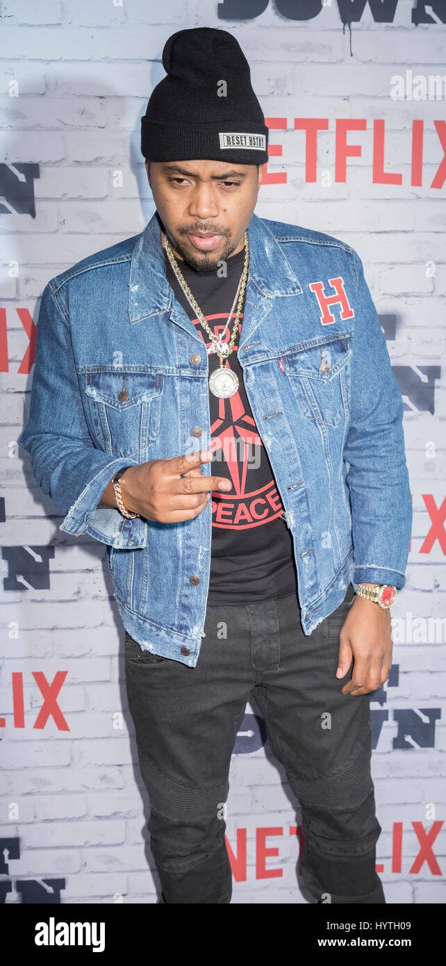 New York, United States. 05th Apr, 2017. Executive Producer Nas attends ...