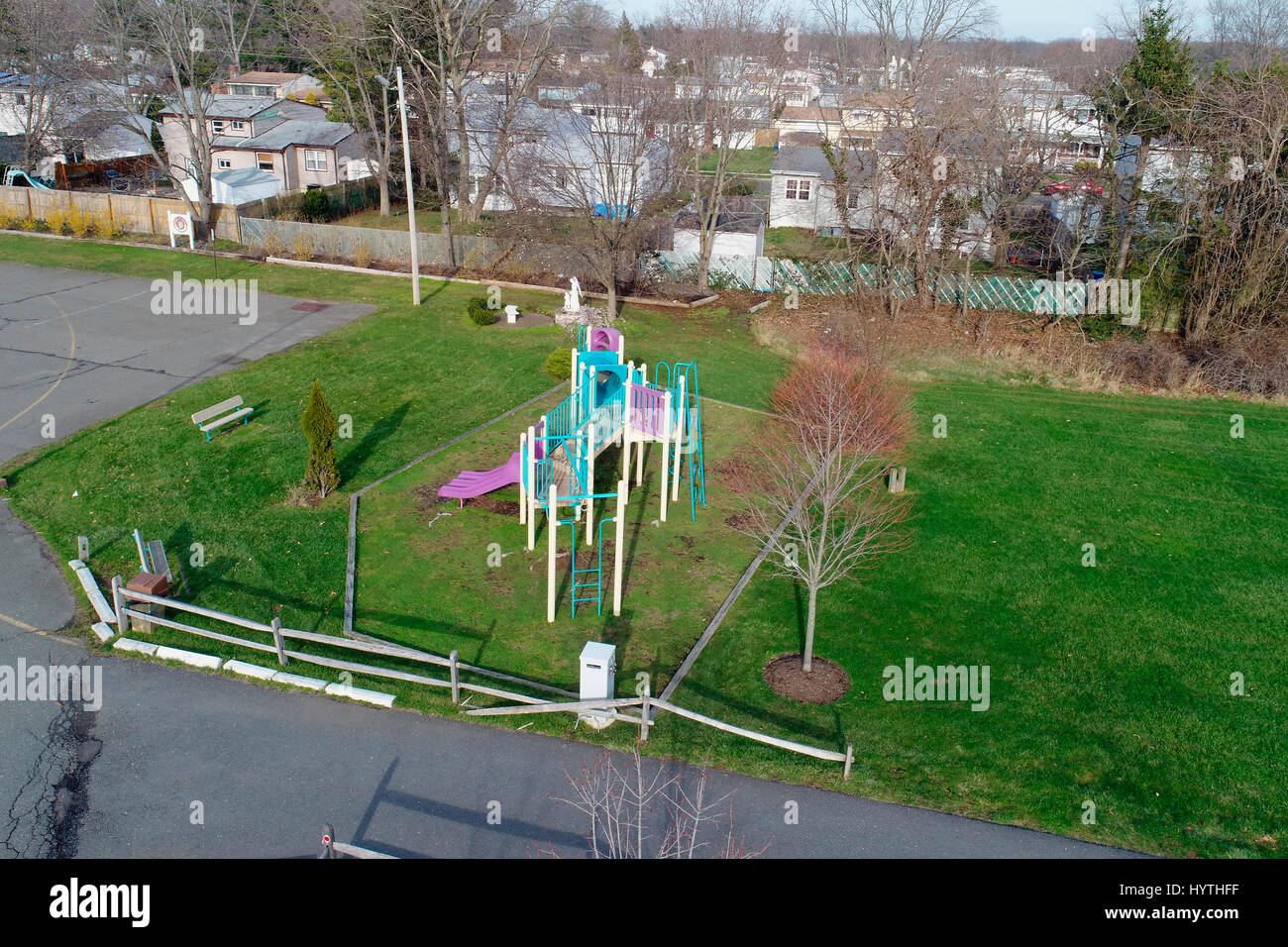 Playground area from above Stock Photo - Alamy