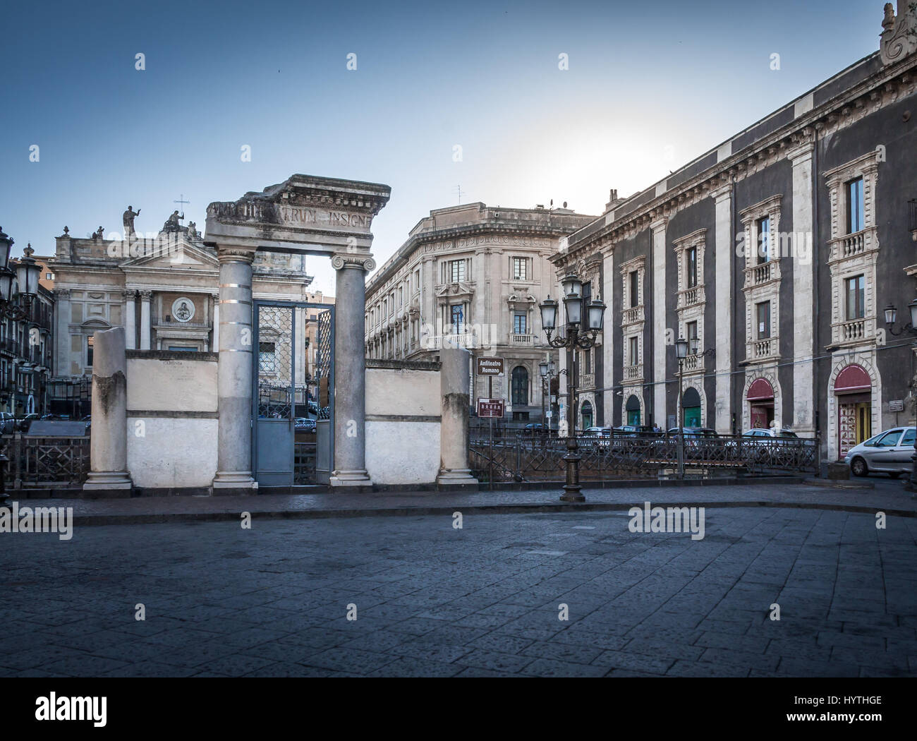 Cityscape ancient roman amphitheater hi-res stock photography and ...