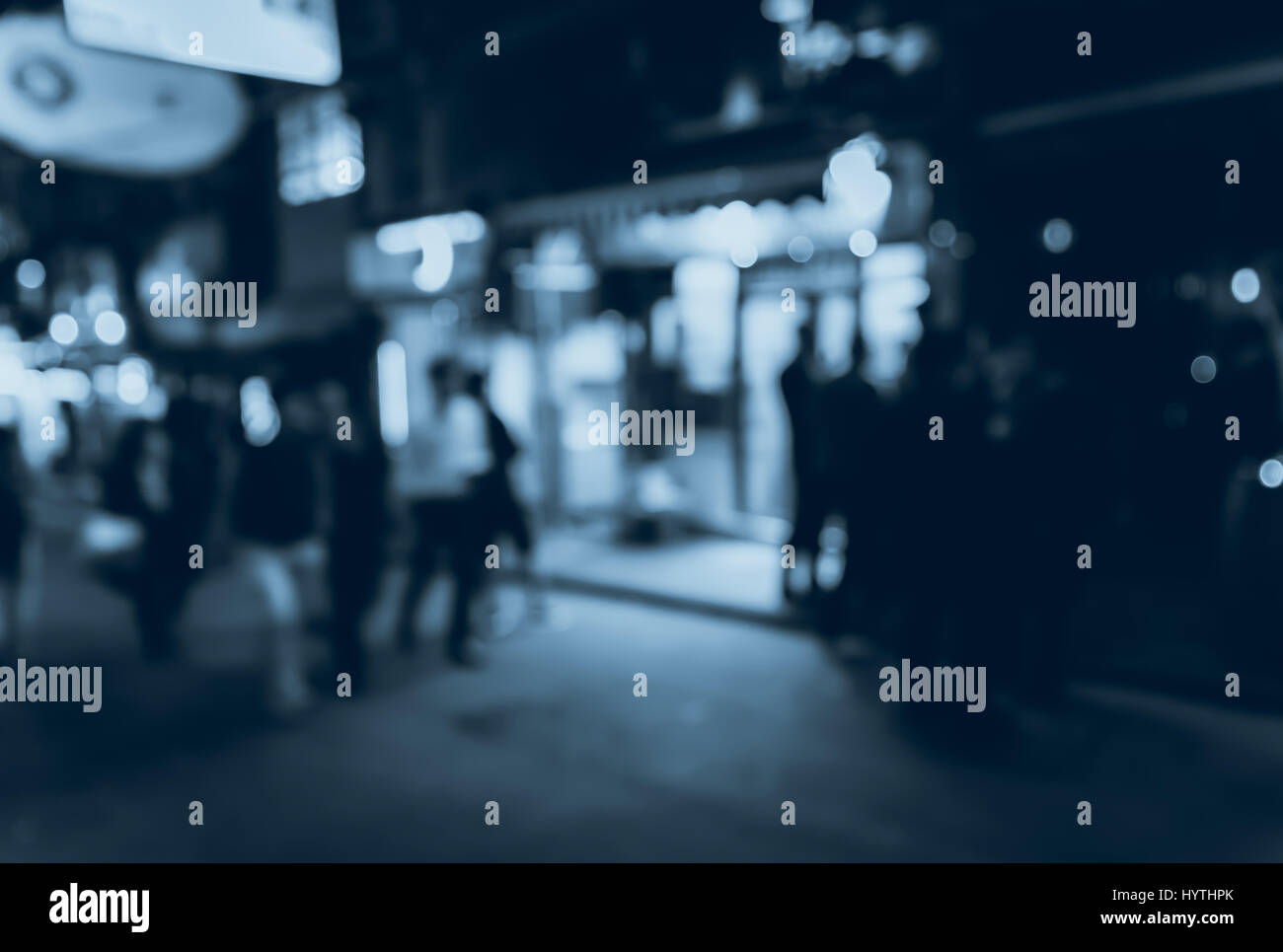 Abstract background of business people meet at bar on happy hour with ...