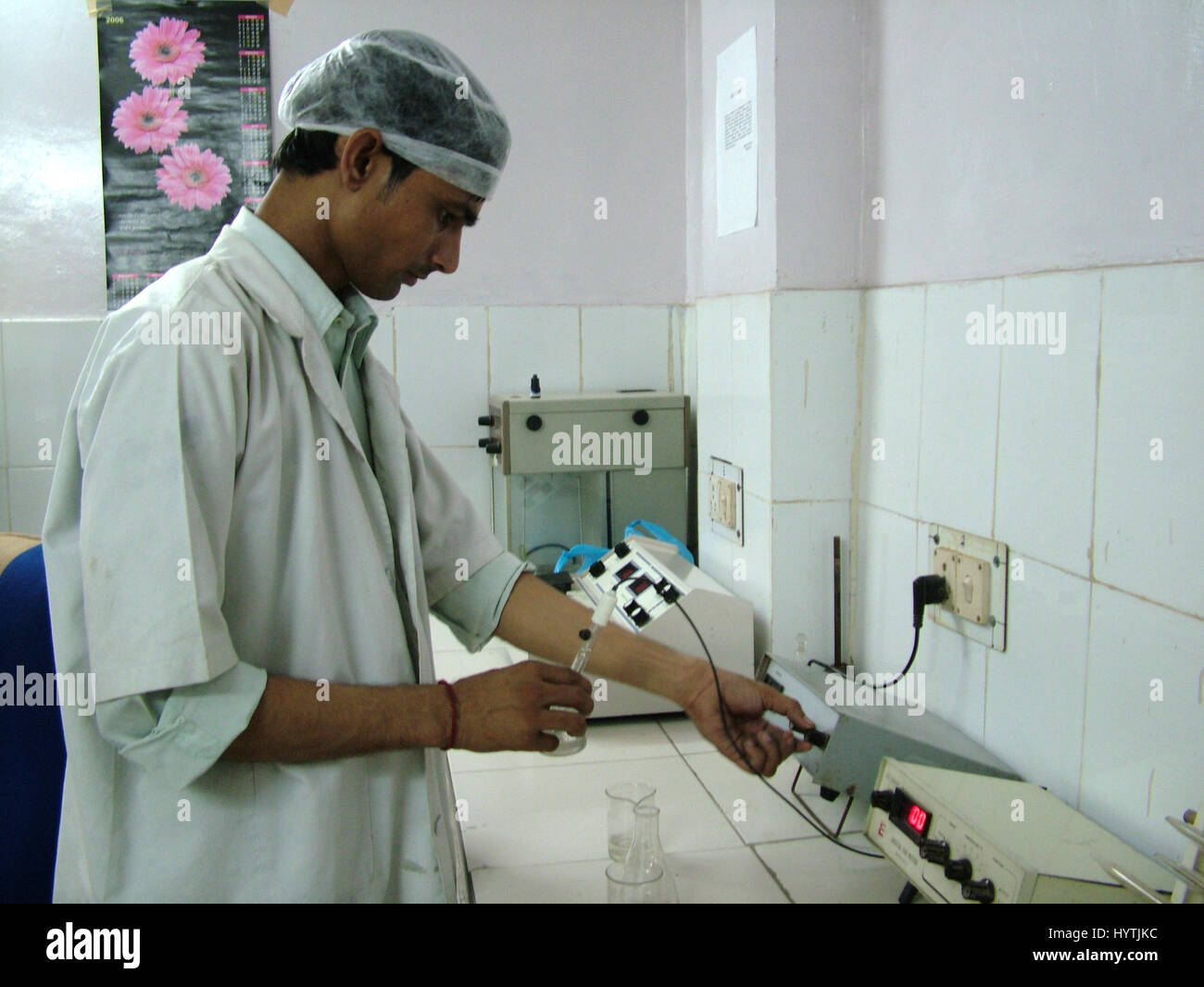 Testing Lab Mineral Water Photo Copyright © By Saji Maramon Stock