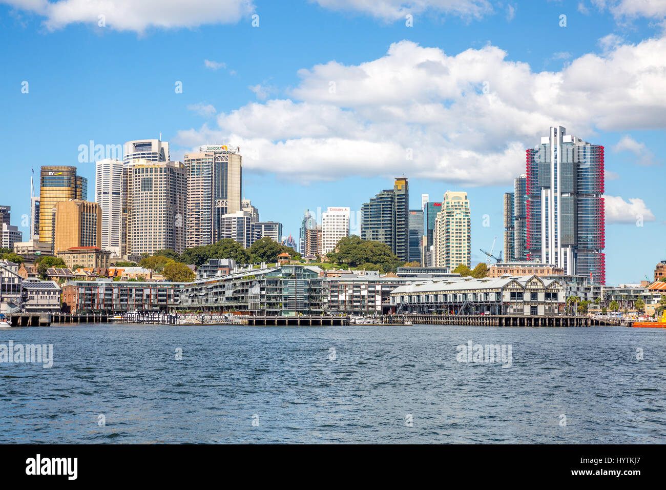 View of Sydney city centre and Central business district with newly ...
