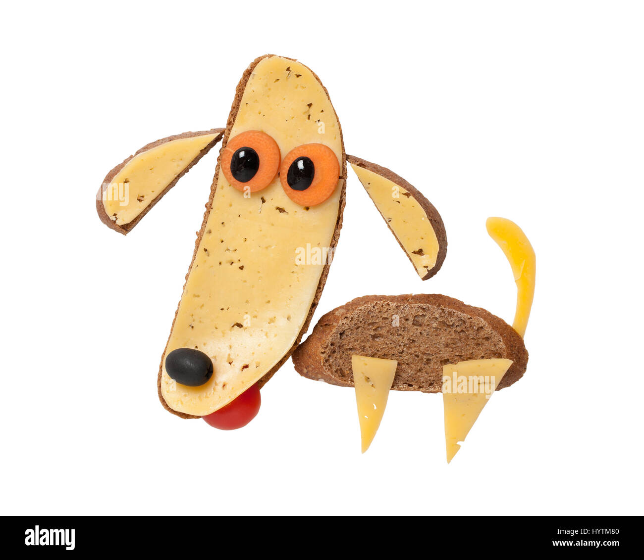 Funny dog made bread cheese hi-res stock photography and images - Alamy
