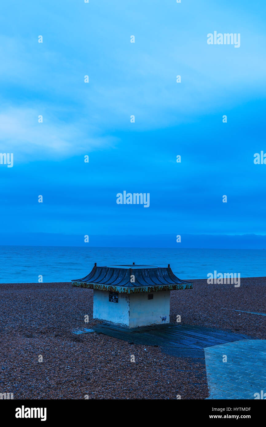 Tiny Shed at the beach Stock Photo - Alamy