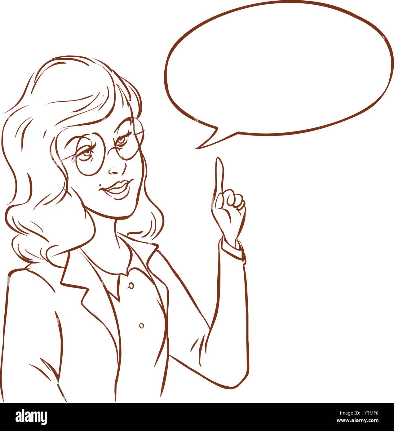 Speaking staff Stock Vector Images - Alamy