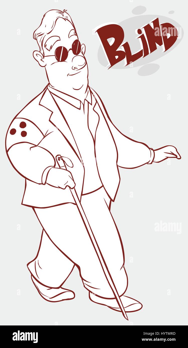 Blind vector vectors hi-res stock photography and images - Alamy