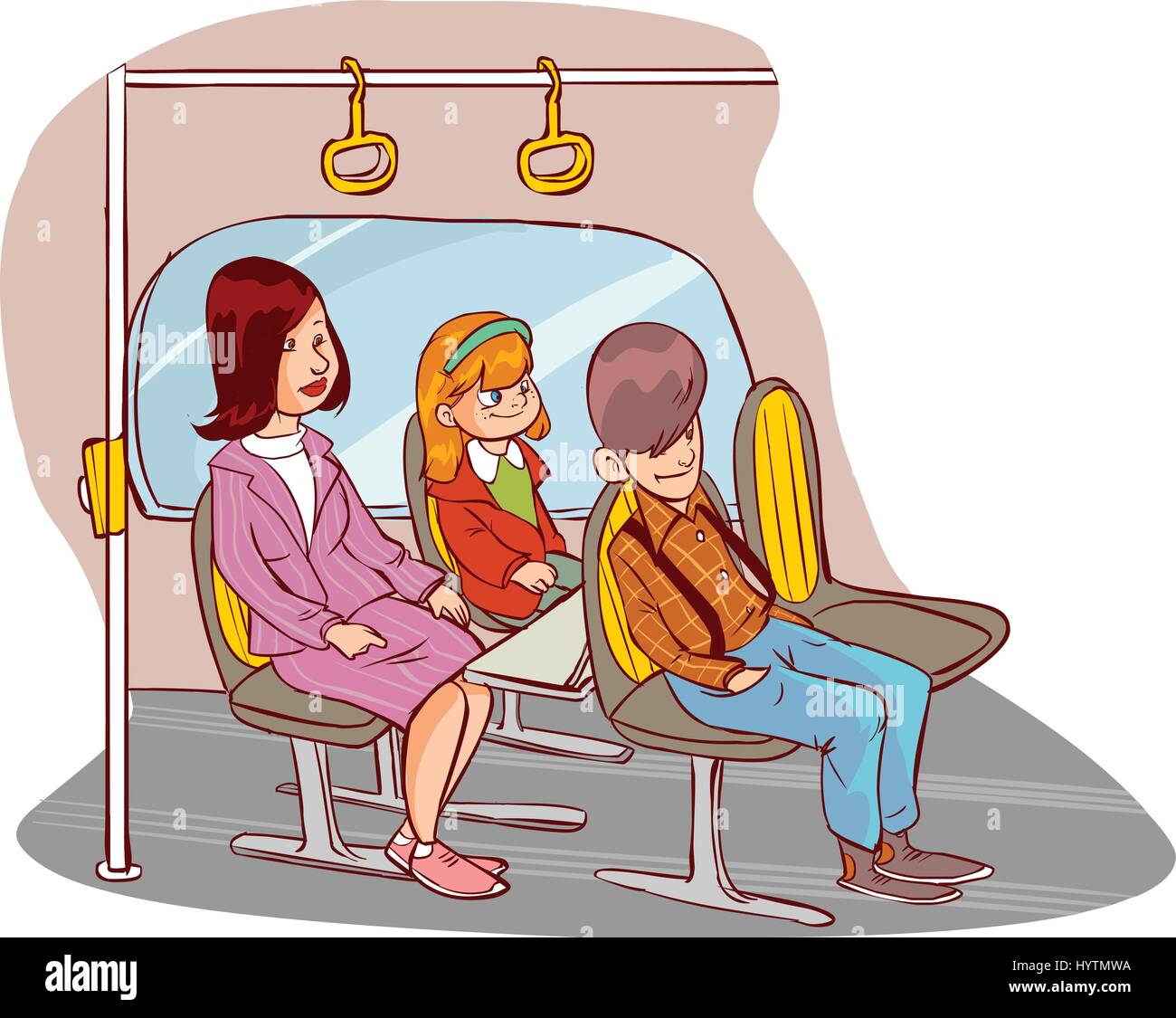 Bus work Stock Vector Images - Alamy