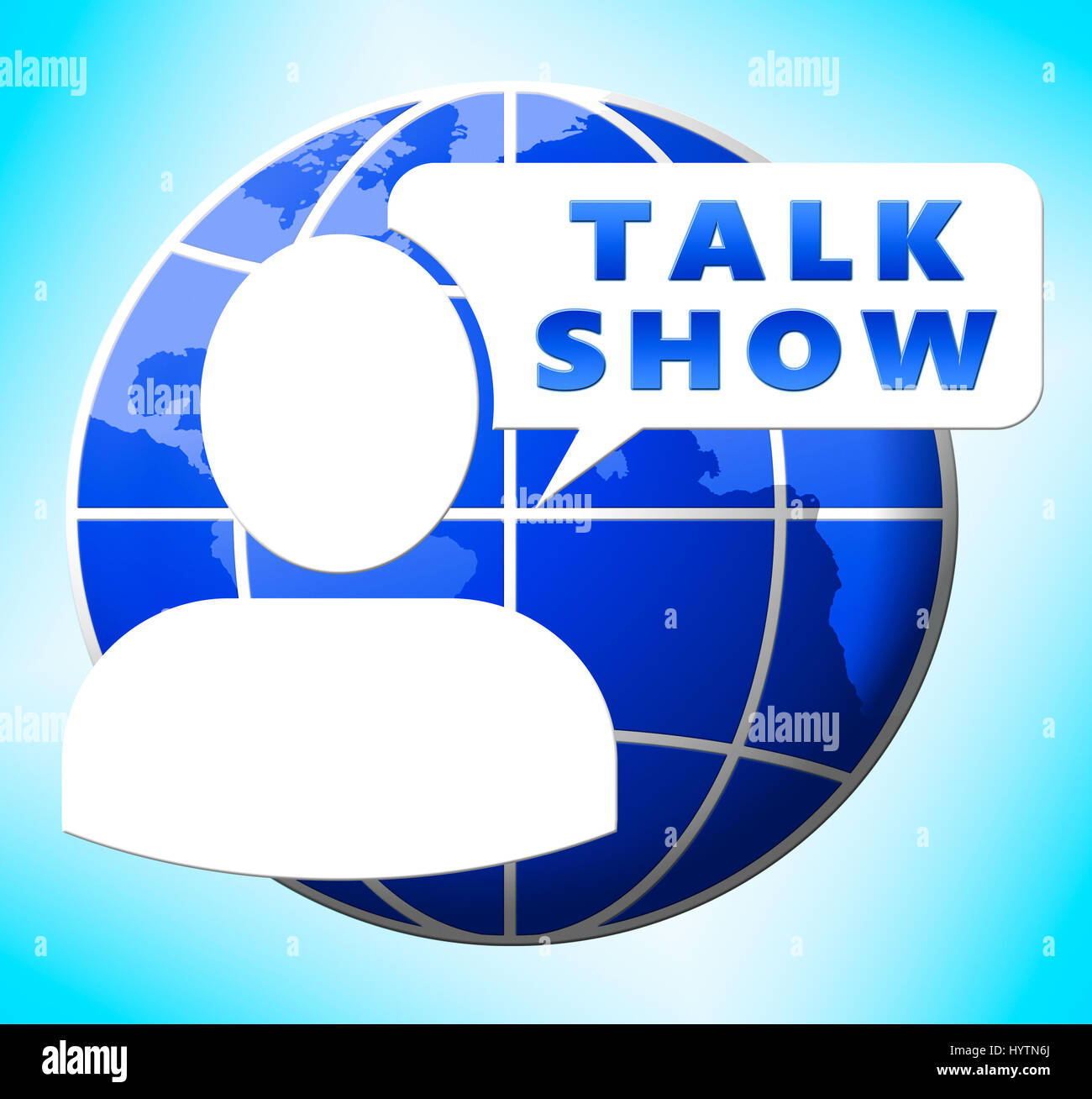 Talk Show Icon Shows Broadcast 3d Illustration Stock Photo - Alamy