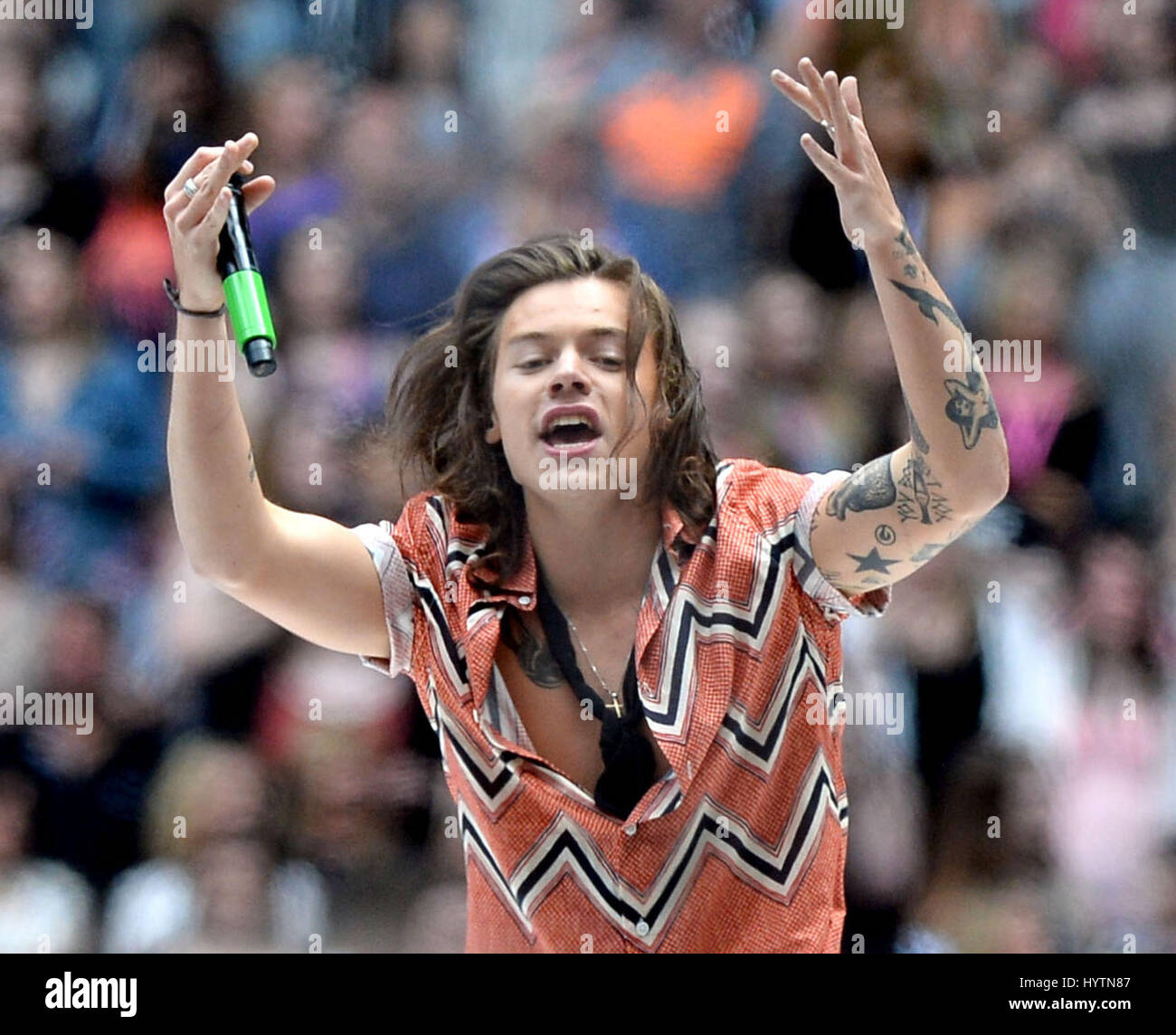 File photo dated 06/06/15 of Harry Styles, who has compared releasing ...