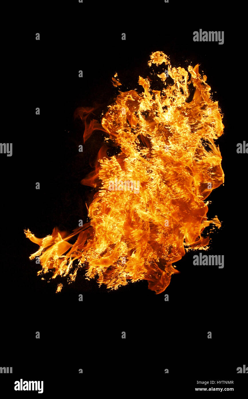 Blaze of Fire Stock Photo - Alamy