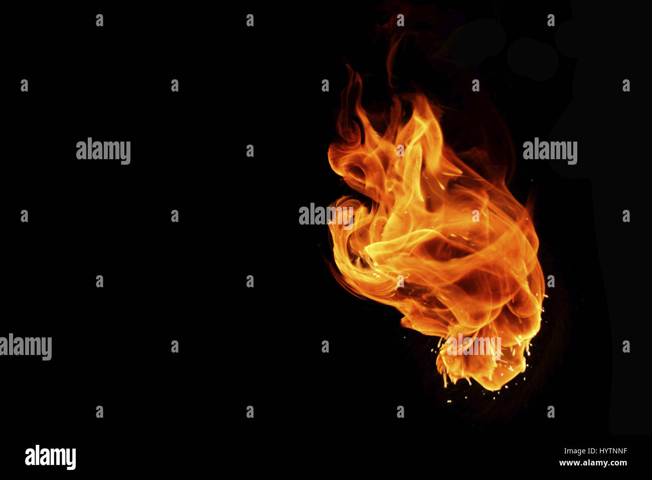 Blaze of Fire Stock Photo - Alamy