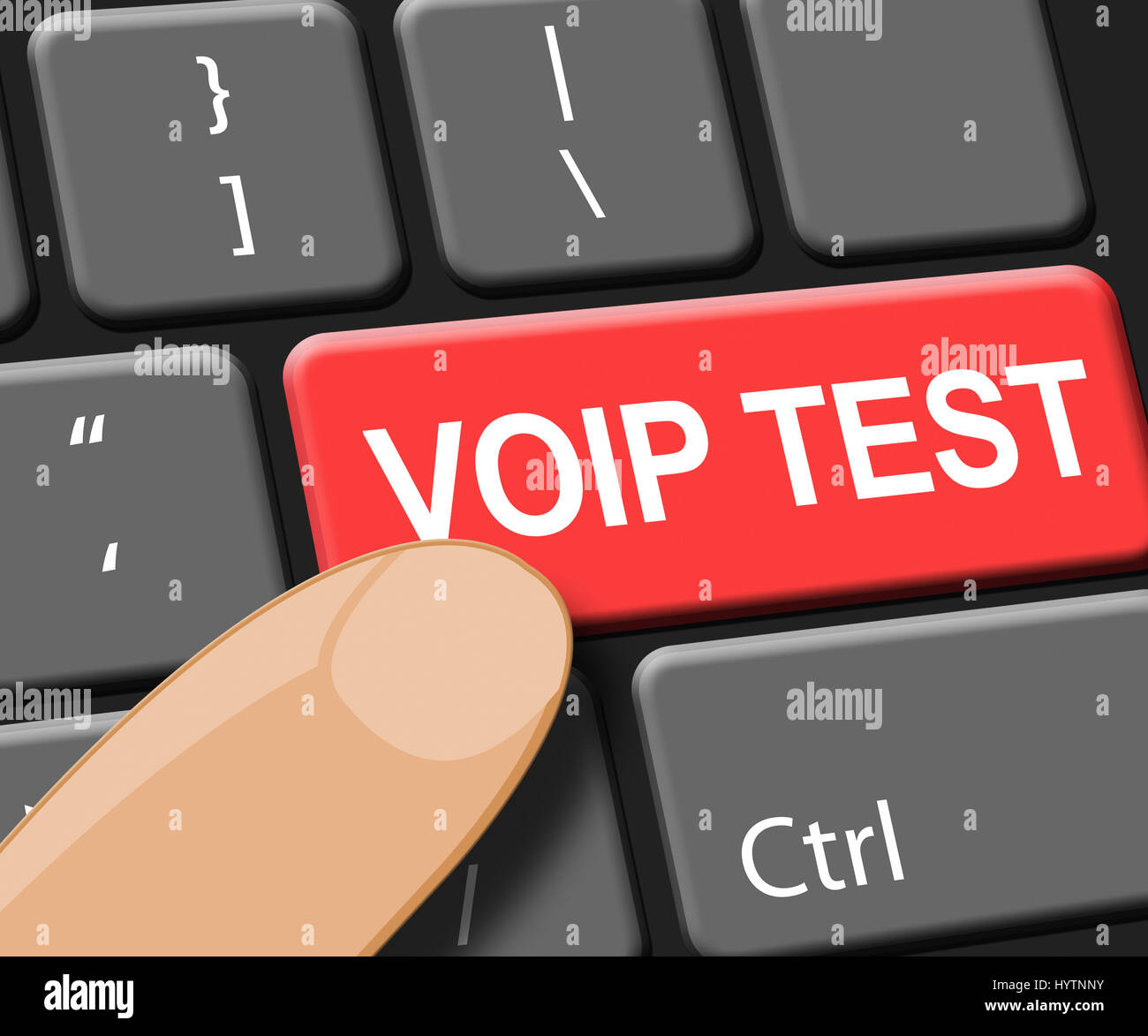 Voip Test Key Showing Internet Voice 3d Illustration Stock Photo - Alamy