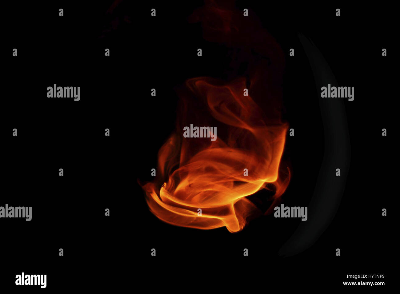 Blaze of Fire Stock Photo - Alamy