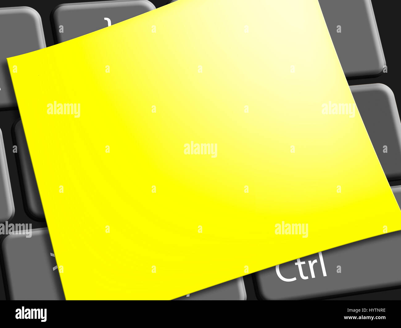 Blank Message Note Represents Copyspace To Do 3d Illustration Stock ...